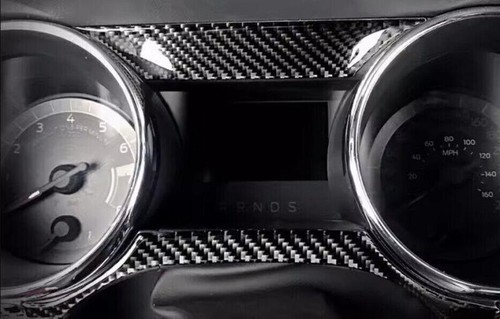 For Ford Mustang 2015-2023 Carbon Fiber style Dash Speedometer Odometer ...