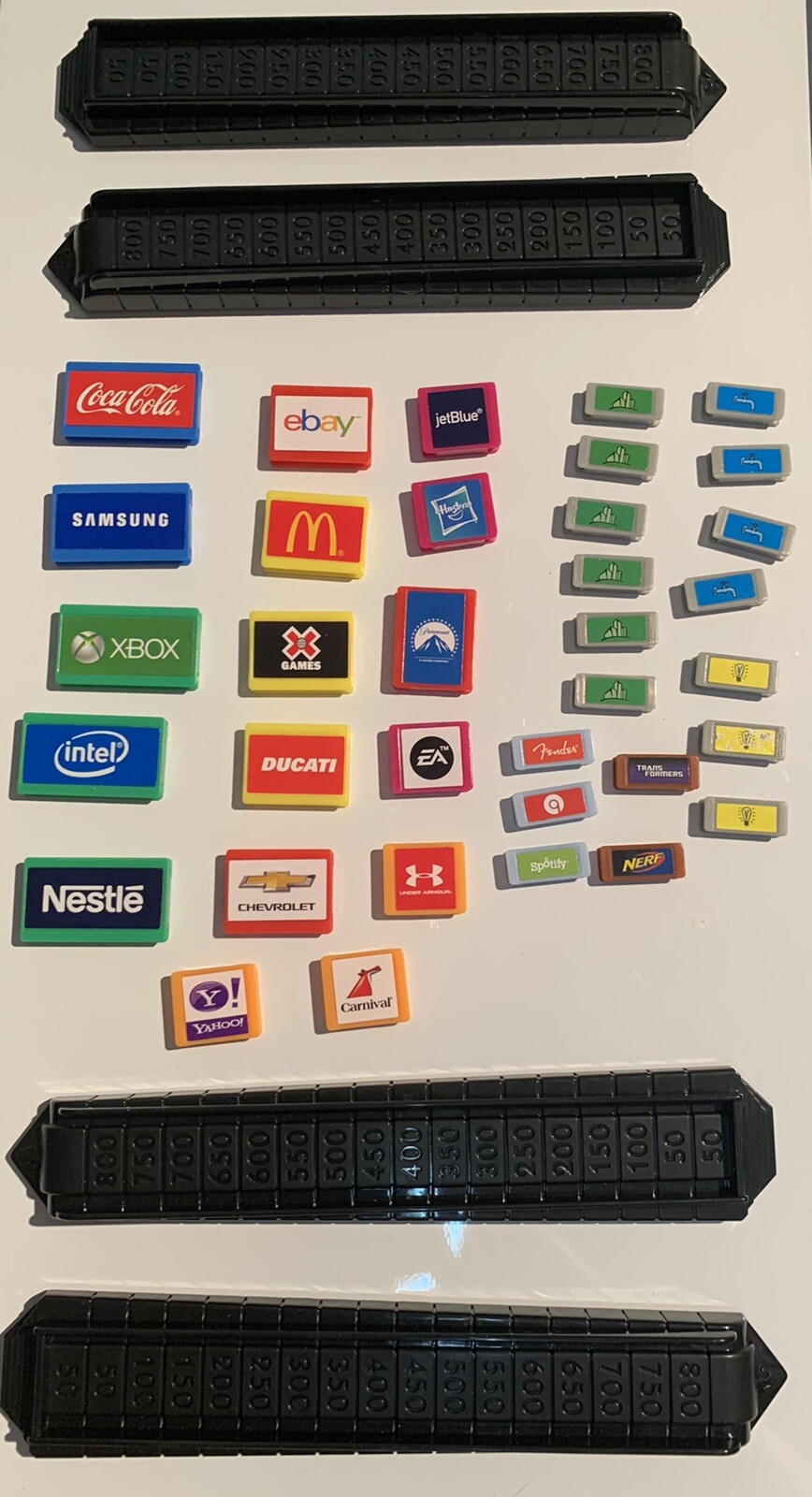 Monopoly Empire 2013 Replacement Billboard & Office Tiles - 35 Tiles ...