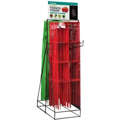 90-90058TV Tomato Tower Display, 4-Panel, 20-Pc, Green & Red - Quantity ...