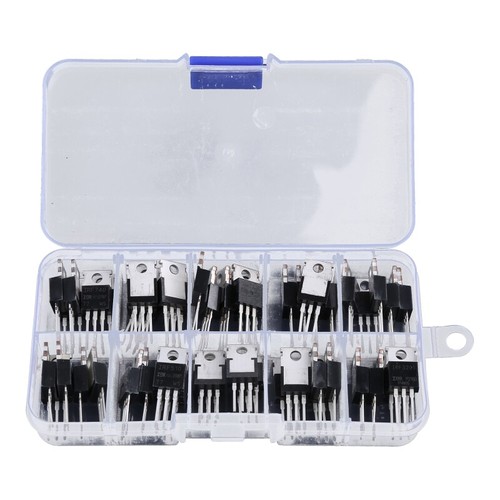 10Values 50 Pcs Mosfet Transistors IRFZ44 IRF510 IR520 IRF530 IRF540 ...