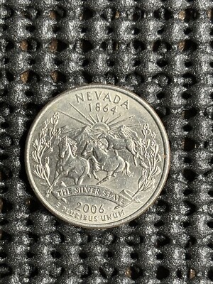 2006 The Silver Nevada Quarter Die Chip Error | eBay