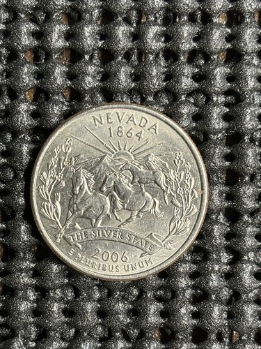 2006 The Silver Nevada Quarter Die Chip Error | eBay