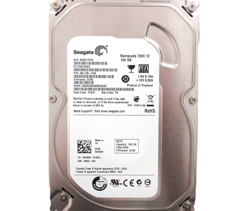 Seagate ST3160318AS 9SL13A-034 CC45 TK (9VM) Thaïlande 160 Go Sata HDD ...
