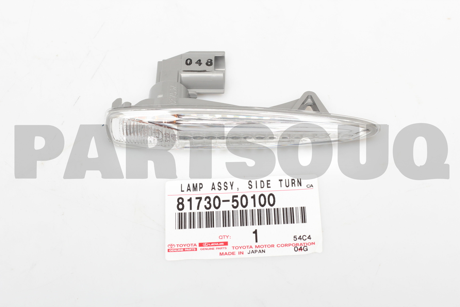 8173050100 Genuine Toyota LAMP ASSY, SIDE TURN SIGNAL, RH/LH 81730 ...