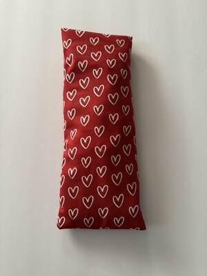 Valentines Day Hearts Rice Hot Cold Pack Bag Therapy Microwave Heating ...