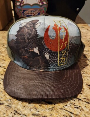Star Wars Ball Cap Chewbacca And Porgs Gamestop | eBay