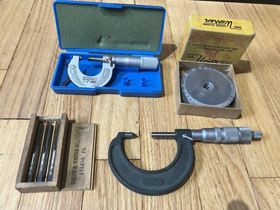 Machinist Tools Lot (Micrometers and More) Fowler and Central Forge | eBay