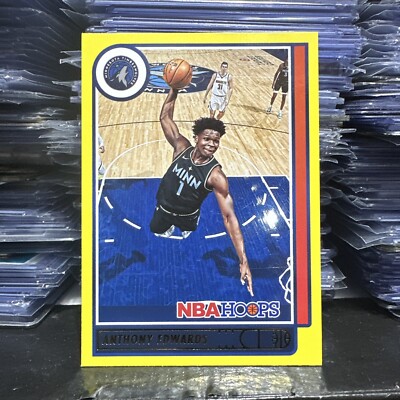 2021-2022 Anthony Edwards Hoops Yellow | eBay