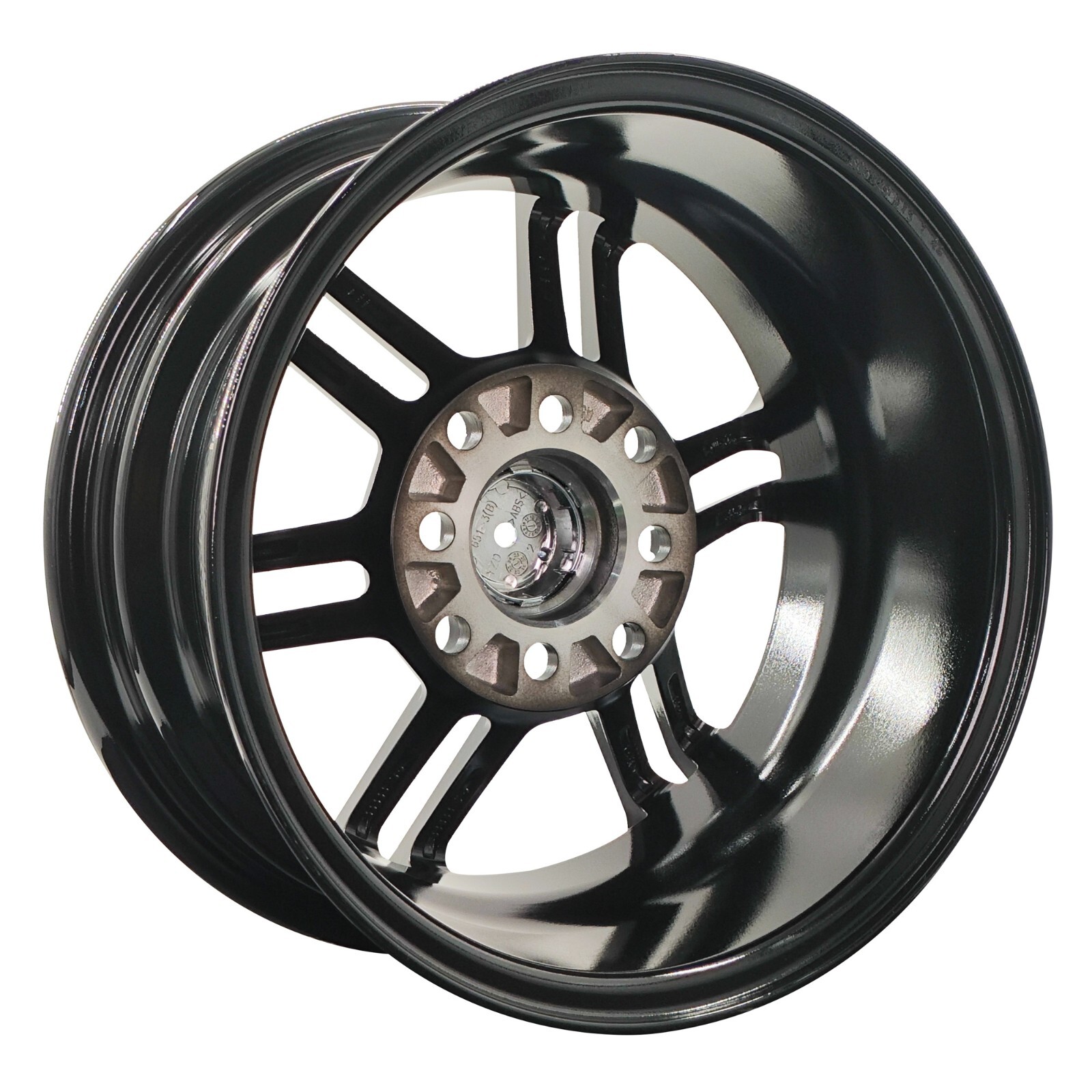13X 6 Inch Black Machine Face Wheels Rim 4X100/114.3 Wheel 4 Lug ET 5 ...