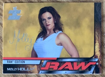 MOLLY HOLLY, WWE SMACKDOWN VS. RAW 2002 FLEER CARD, EXCELLENT CONDITION ...