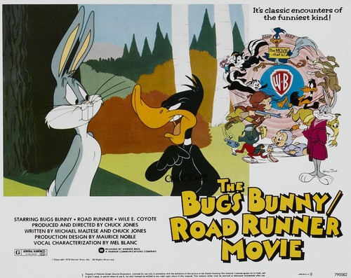NEW Bugs Bunny & Road Runner Movie Poster Print Wall Art Canvas FREE ...