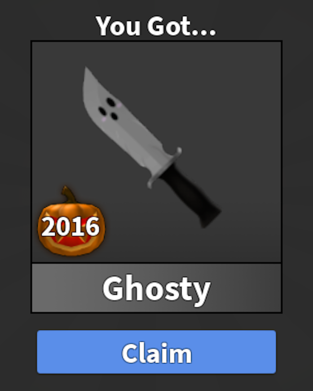 Roblox Murder Mystery 2 MM2 Ghosty Knife | eBay