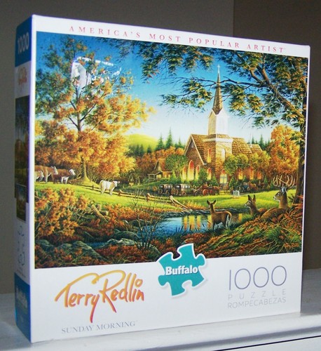 TERRY REDLIN - SUNDAY MORNING - 1000 PC - IT IS COMPLETE!! (SEE SHIP ...