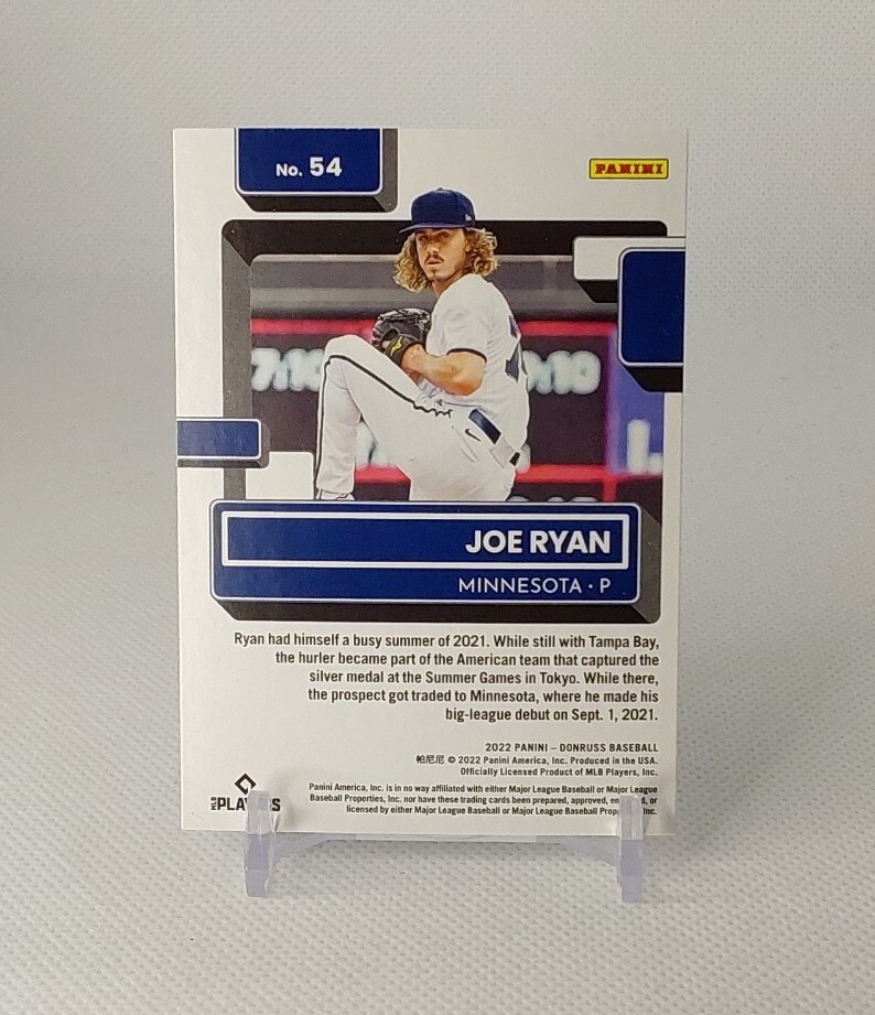 ⚾️2022 donruss JOE RYAN (rookie) baseball card #54⚾️ *Twins* | eBay
