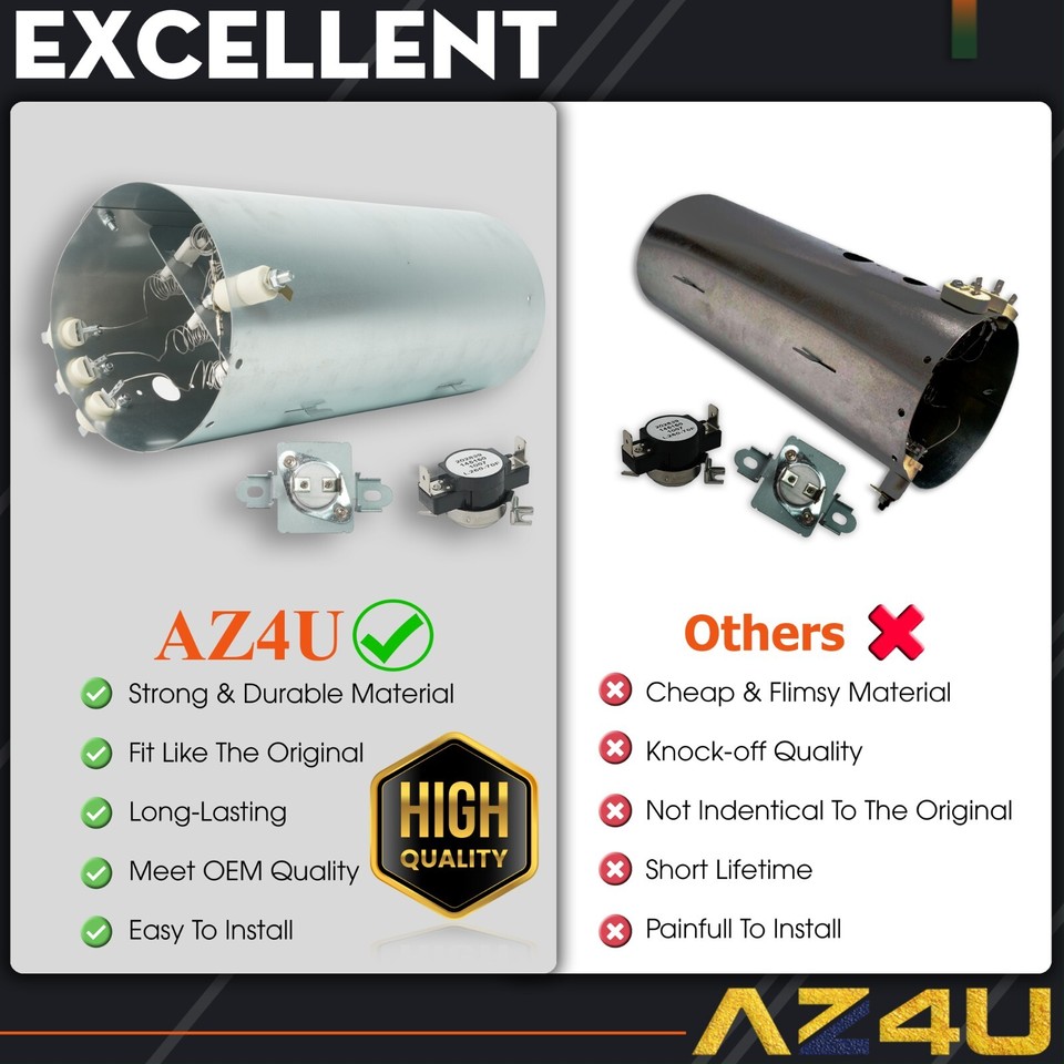 Dryer Heating Element Compatible with Electrolux Frigidaire Dryer ...