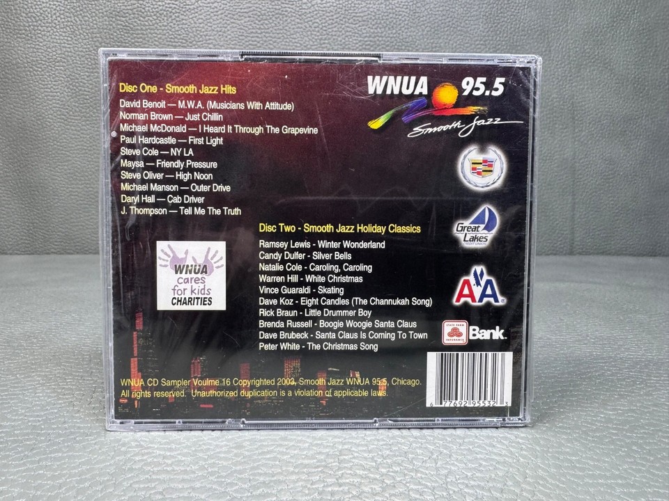 WNUA 95.5 Smooth Jazz Sampler 2 CD Set Volume 16 | eBay