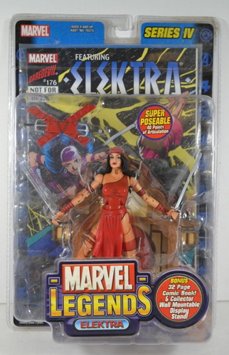 Marvel Legends Elektra Action Figure Series IV 2003 Toy Biz 101723MGL ...