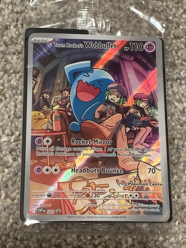 Team Rocket’s Wobbuffet Pokémon Center Promo Sealed Destined Rivals | eBay