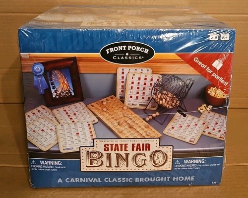 Front Porch Classics Deluxe State Fair Bingo Family Game New Sealed ...