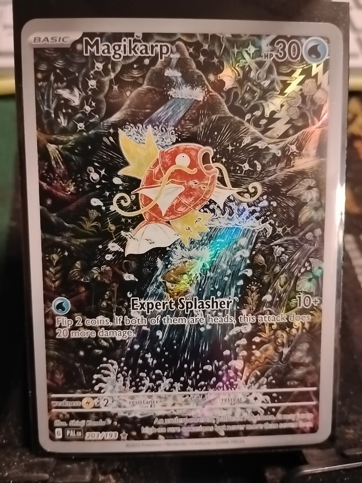 Magikarp Illustration Rare Paldea Evolved #203/193 | eBay