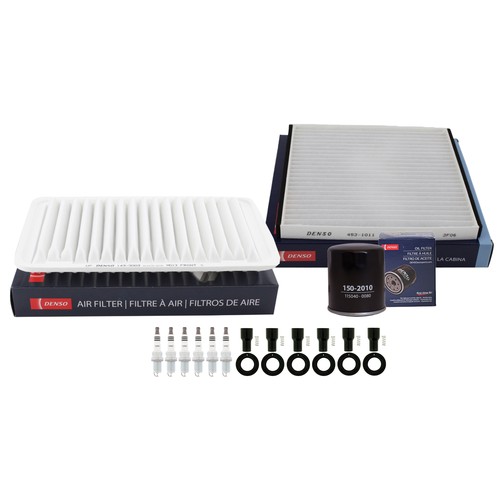 Denso Tune Up Kit NGK 6 Spark Plugs & Boots Kit for Camry ES300 3.0L V6 ...