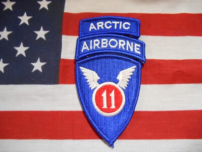 US ARMY 11TH AIRBORNE DIVISION ARTIC COLOR PATCH | eBay