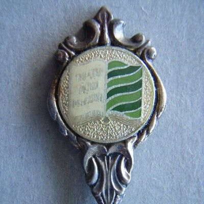 Beverly Hills H.S. Spes Non Fracta Stuart EPA1 Souvenir Spoon Teaspoon ...