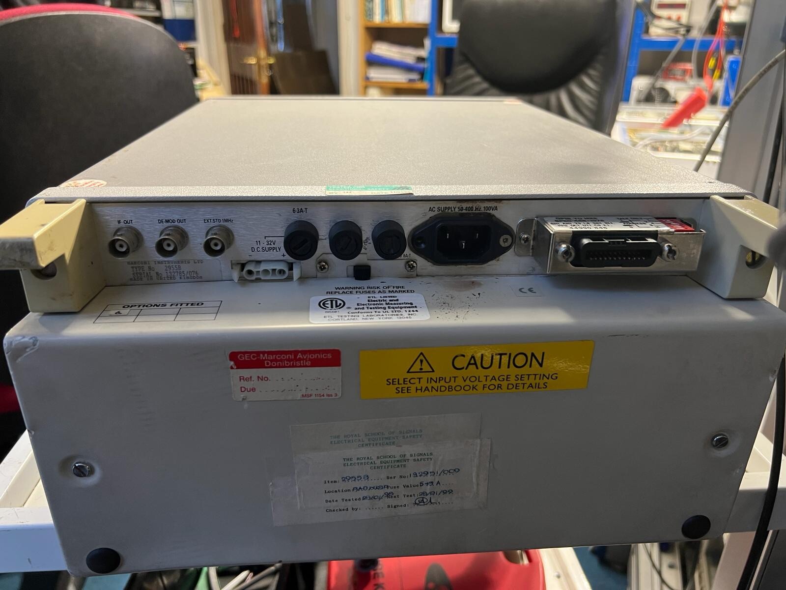 Marconi 2955B Radio communication Test Set RF Transceiver Check Ham ...