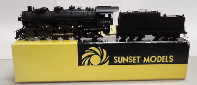 HO Sunset ATSF Santa Fe 2-8-2 Brass 3160/4000 Class Steam Locomotive #2 ...