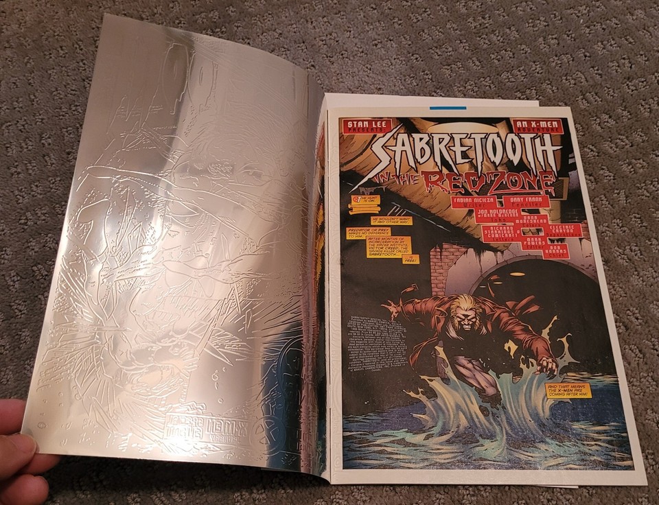 Sabretooth #1 In the Red Zone X-Men Special Event Chromium Cover MARVEL ...