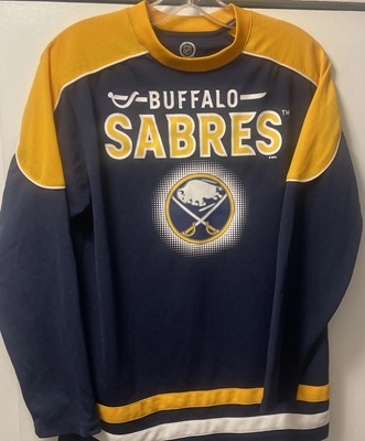 NHL Buffalo Sabres Team Jersey Shirt Youth Size XL 14-16 Blue Yellow | eBay