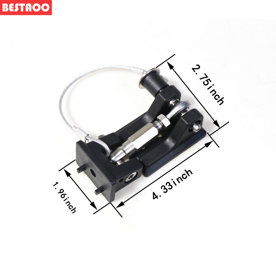 Aluminum Front Hood Latch Hood Lock Catch Locking for Jeep Wrangler TJ ...