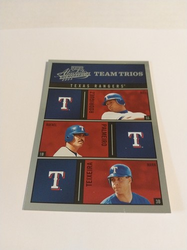 2003 Playoff Absolute Memorabilia Team Trios #TTR-5 Texas Rangers ...