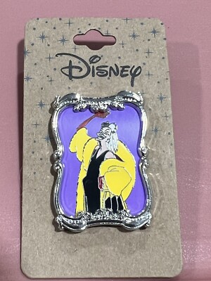 Disney Uncas International Villains Portrait Silver Frame Cruella De ...