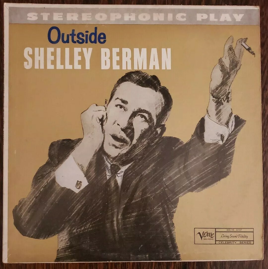 Shelley Berman Outside Shelley Berman 1959 Verve Comedy Lp EX Vinyl Lp ...