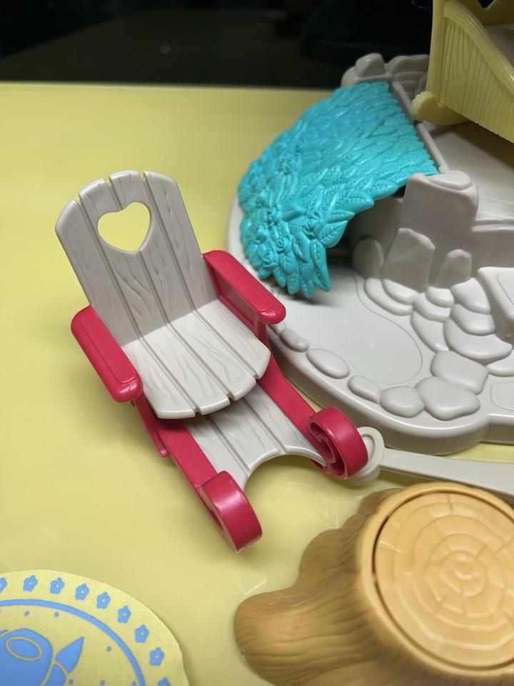 1997 Fisher Price Hideaway Hollow Bunny Treehouse plus Some Accessories ...