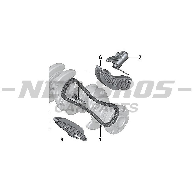 BMW N47 TIMING CHAIN KIT N47D20 2.0 & 1.6 DIESEL ENGINE, UPGRADED ...