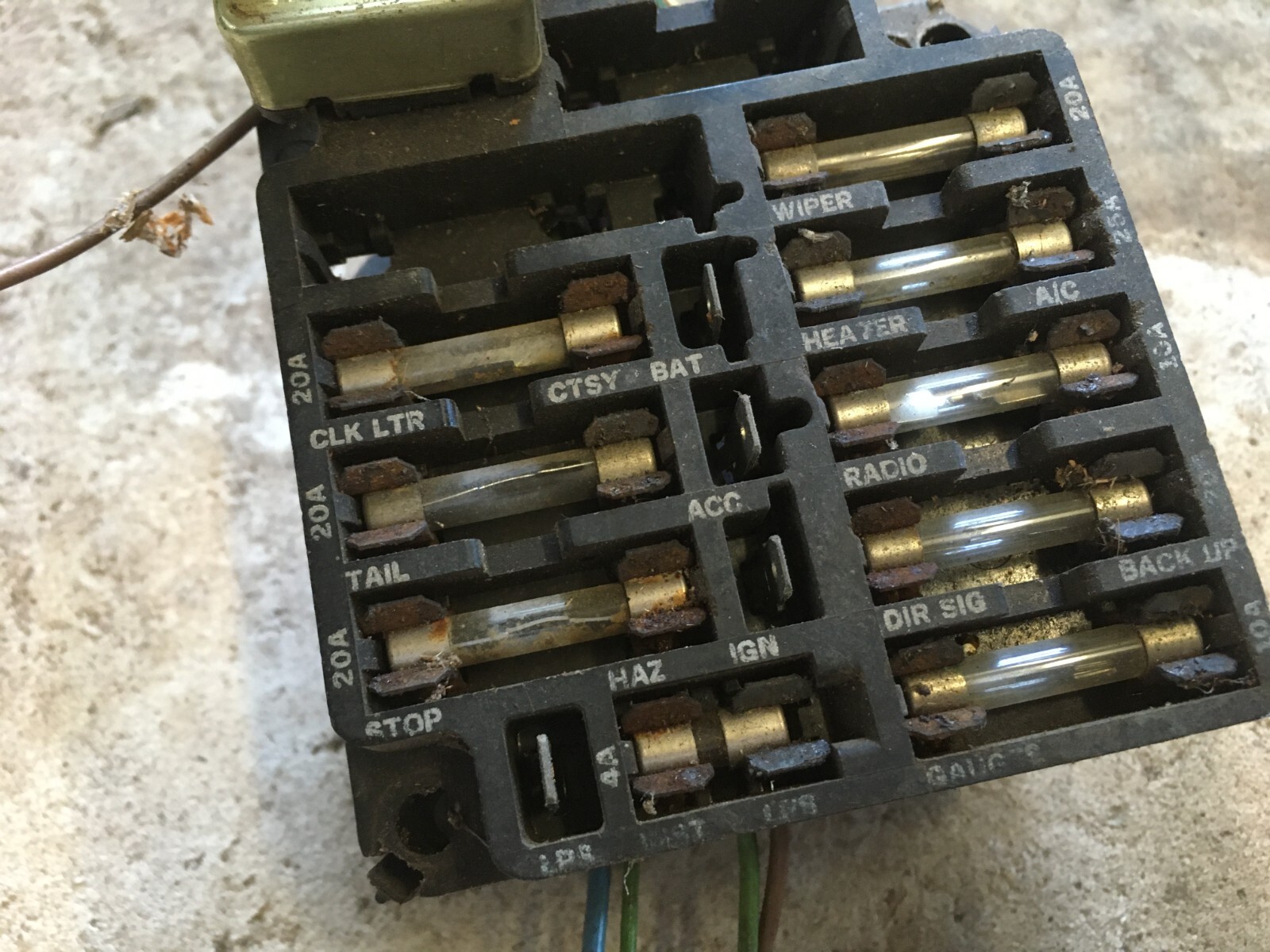 1968 Chevy Camaro dash wiring harness, fuse box, wires, fuse block | eBay