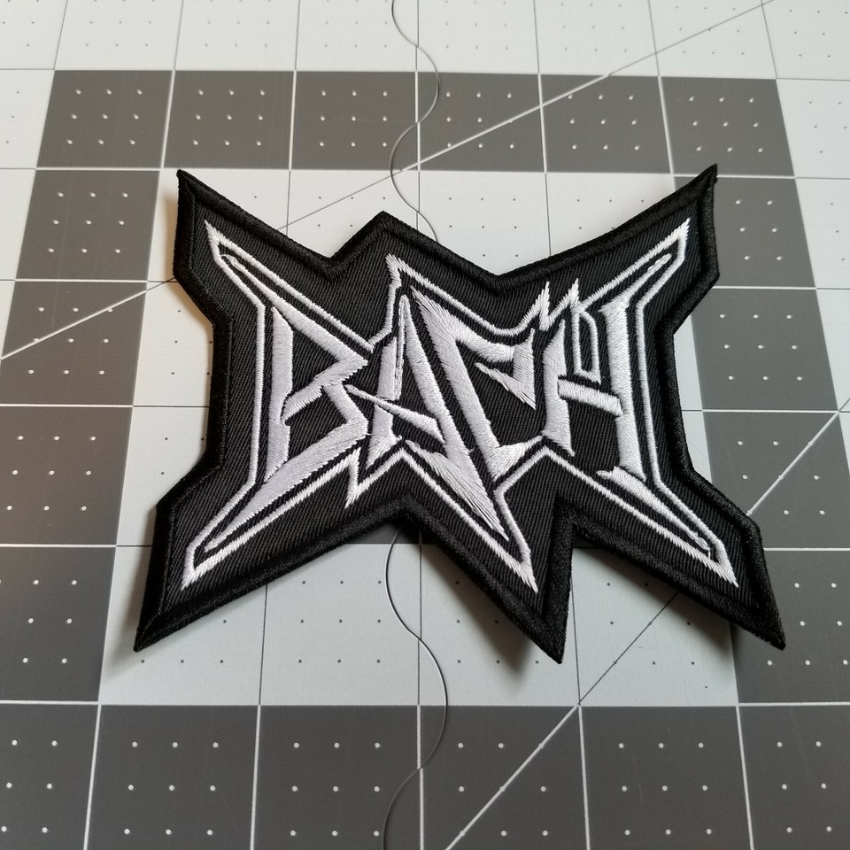 Bach 4" Iron On/Sew On Heavy Metal-Style Embroidered Patch, Classical ...
