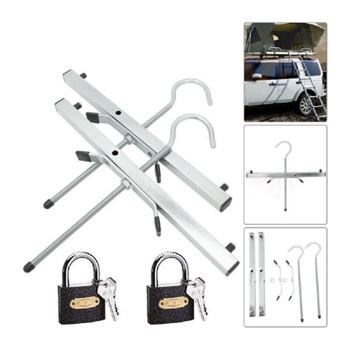 Universal Heavy Duty Ladder Roof Rack Clamp Clamps Lockable Free 2Locks ...