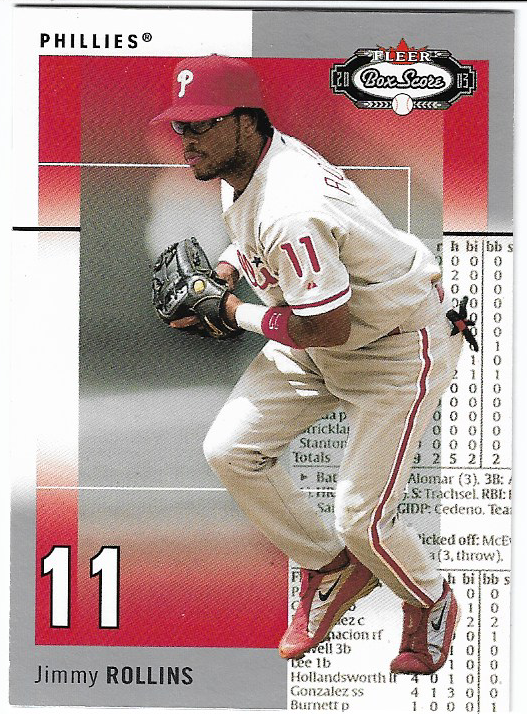 2003 Fleer Box Score #28 Jimmy Rollins Philadelphia Phillies | eBay