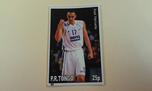 Axel Hervelle Denver Nuggets 2012 P.R. Tongo 25P RARE NON Perforated ...