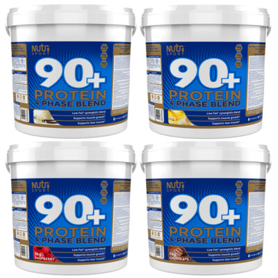 NutriSport 90+ Protein 5KG Whey Protein Powder 5000g 5kg 11lbs + FREE ...