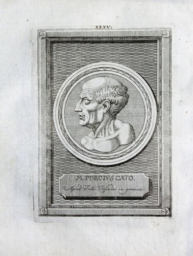 Marcus Porcius Cato Ältere Censor Antike Rom Philosoph Feldherr ...