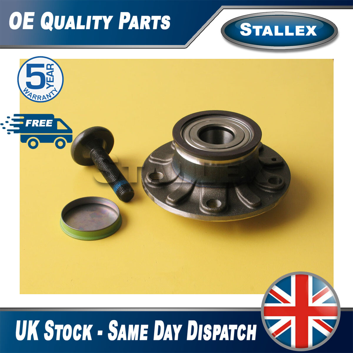 Stallex Front Rear Wheel Bearing Kit Fits VW Golf Audi A3 Seat Leon ...