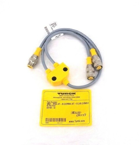 Turck, VB2-RS4.4T-0.3/2RK4.4T-0.2/0.2/S651 / U0164-83, VB2 Molded Twin ...