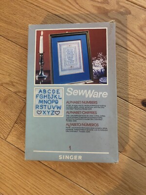 Sew Ware 1 Alphabet Singer Sewing Machine Kit 6268 Personalize ...