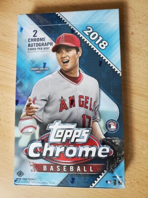 2018 Topps Chrome Baseball sealed hobby box Shohei Ohtani autograph? | eBay