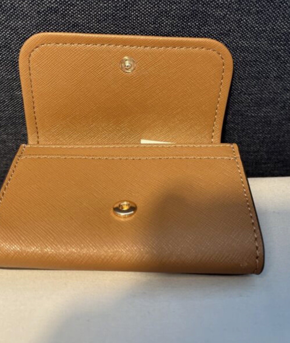 New tory Burch Emerson cardholder keychain wallet | eBay