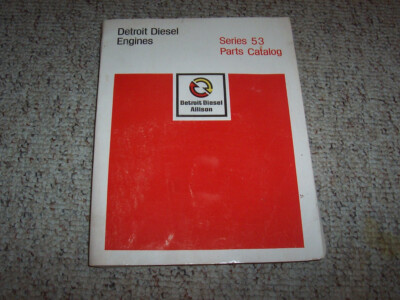 1983 Detroit Diesel 53 Series 3V-53 4V-53 6V-53 8V-53 Engine Part ...